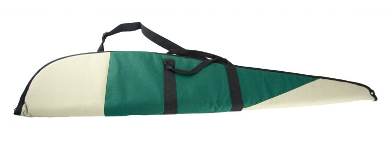 Padded Beige & Green Rifle Slip - Weston Guns